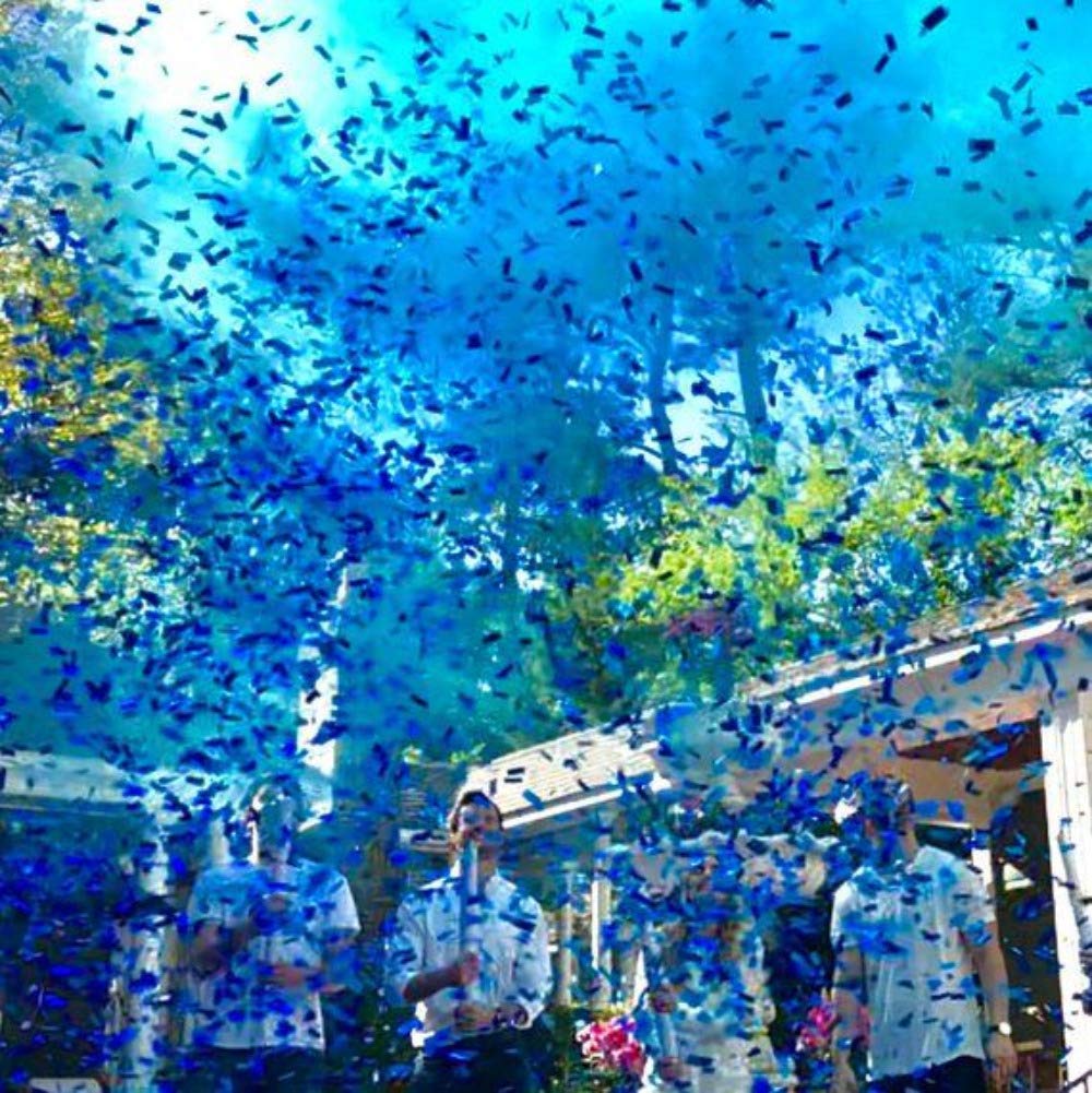 Gender Reveal Surprise Powder Confetti Cannons Non Toxic 4 Baby ...