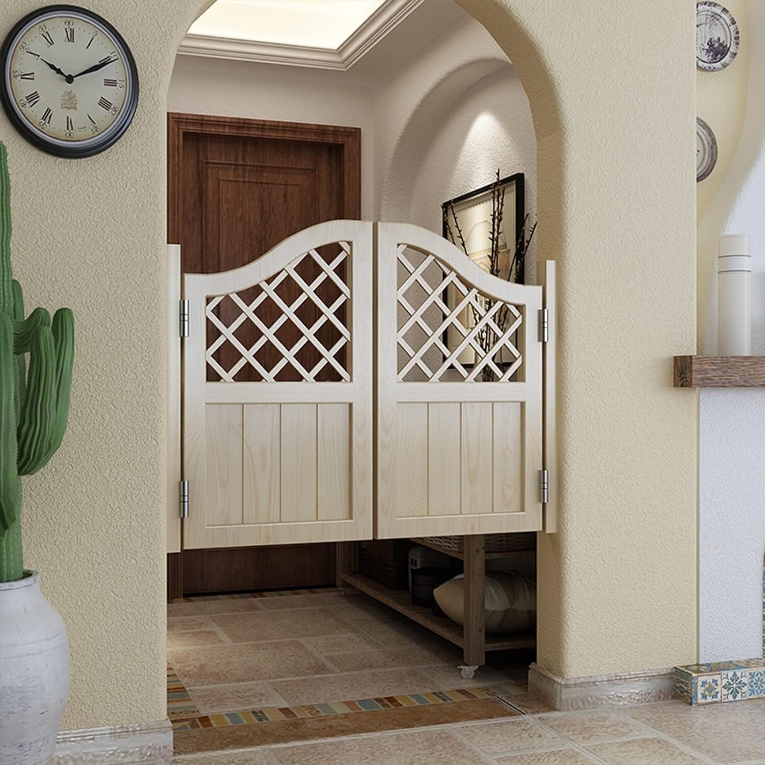 HAENJA Corridor Swing Doors, 180° Rotating Cafe Doors, Cowboy Partition ...