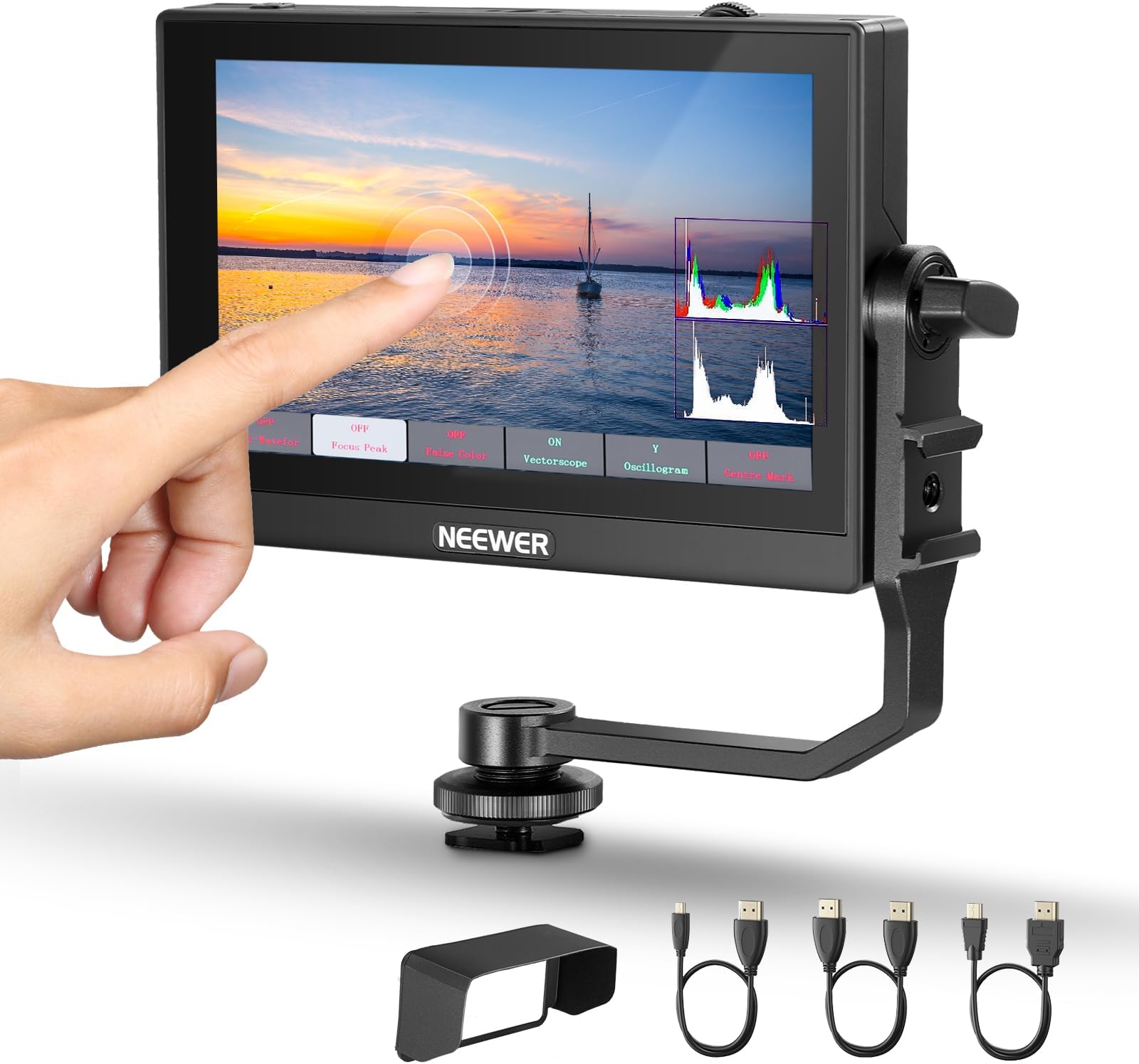 Amazon.com : VILTROX DC-V1 Touchscreen Camera Video Monitor, 5.5 Inch ...