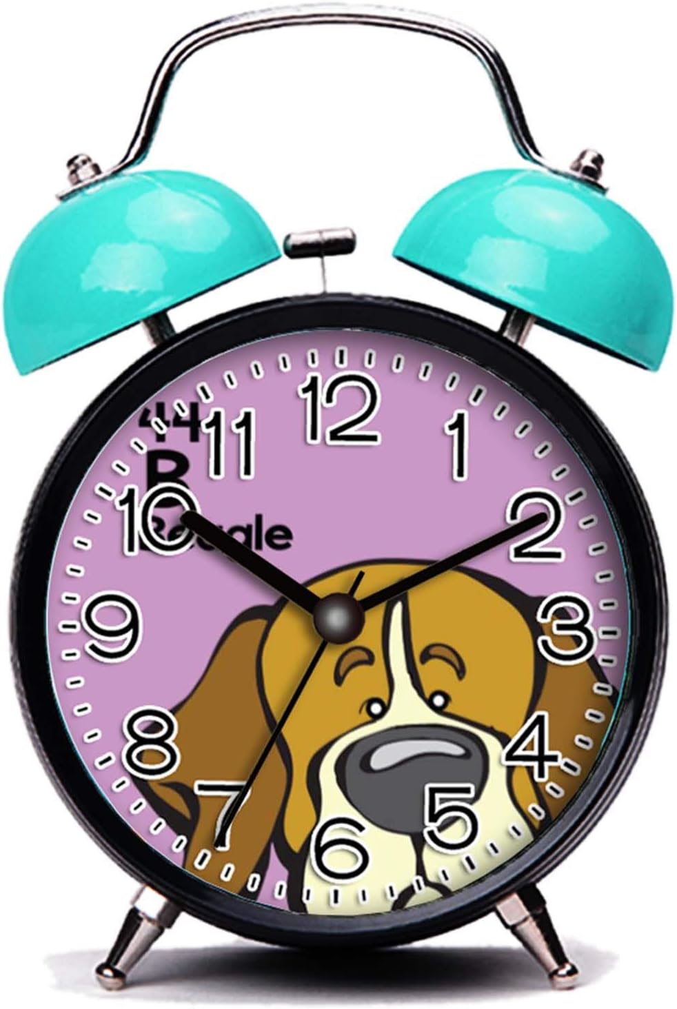 Amazon.com: GIRLSIGHT3 Blue Alarm Clock,Dog Beagle - The Dog Table Loud ...