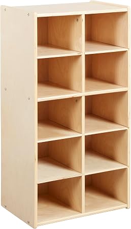 ECR4Kids Birch Streamline 10 Cubby Tray Storage Childrens cabinets ...