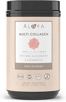 Amazon.com: Alaya Multi Collagen Powder - Type I, II, III, V, X ...