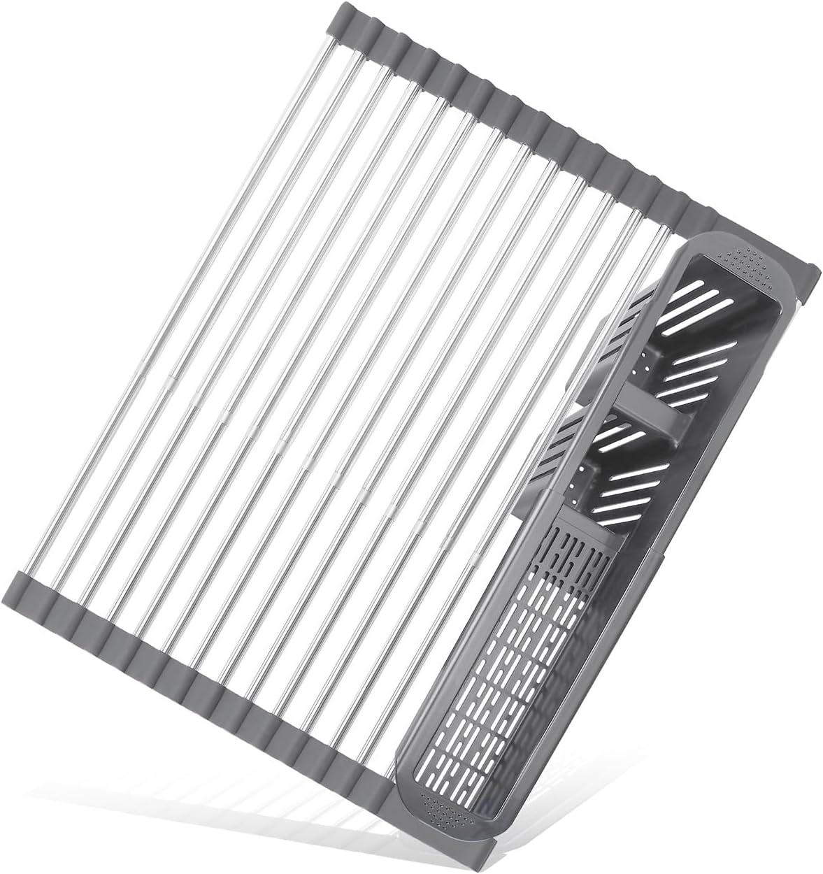 Amazon.com - Steel Sensation Roll Up Dish Drying Rack Over The Sink ...