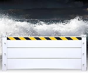 Amazon.com: Aluminum Flood Barrier for Home, Custom Size Reusable Water ...