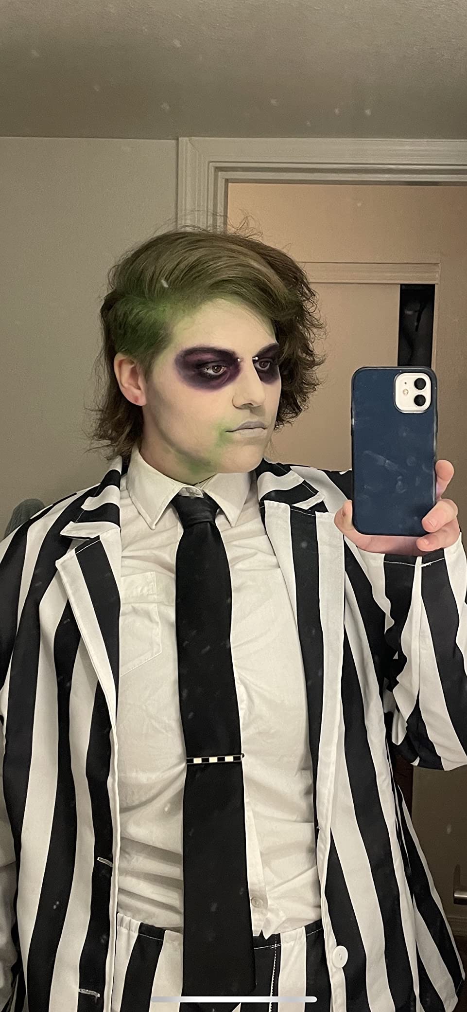 $9/mo - Finance fun shack Black and White Striped Outfit Adult Horror ...