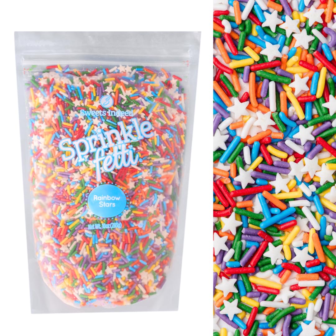 Amazon.com: Sweets Indeed, Sprinkles, Bulk, 10 ounce, Edible Sprinkle ...