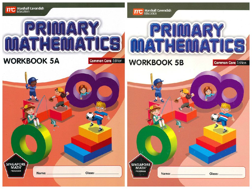 Primary Mathematics Workbook Bundle 5A+5B (Common Core Edition ...