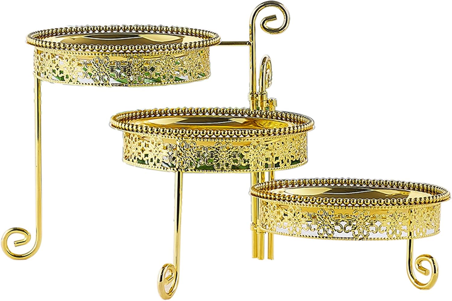 Amazon.com: Dessert Stands, Round Metal Food Holder Afternoon Tea Stand ...
