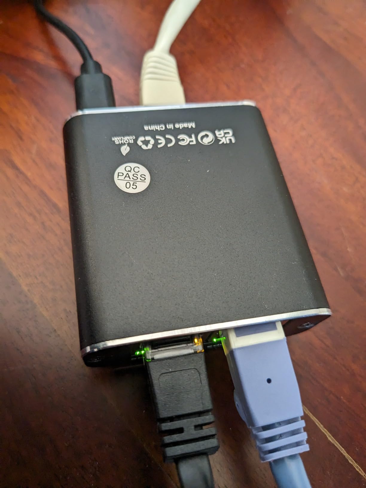 Amazon | LAN ハブ 1入力2出力 LAN 分配器 RJ45 高速1000Mbps スイッチングハブ 3ポート LANケーブル 分岐 二股 Cat5/Cat5e/Cat6/Cat7 ...