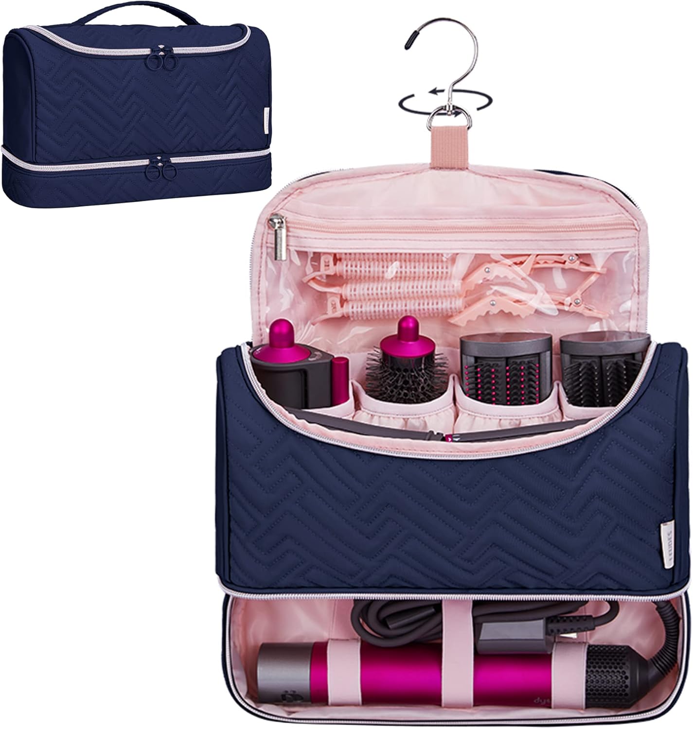 Leudes Travel Case for Dyson Airwrap Holder Hair Styler Organizer for ...