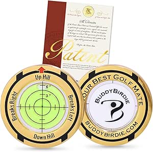 Amazon.com : BUDDYBIRDIE Birdie Putt Green Reader | Poker Chip Style ...