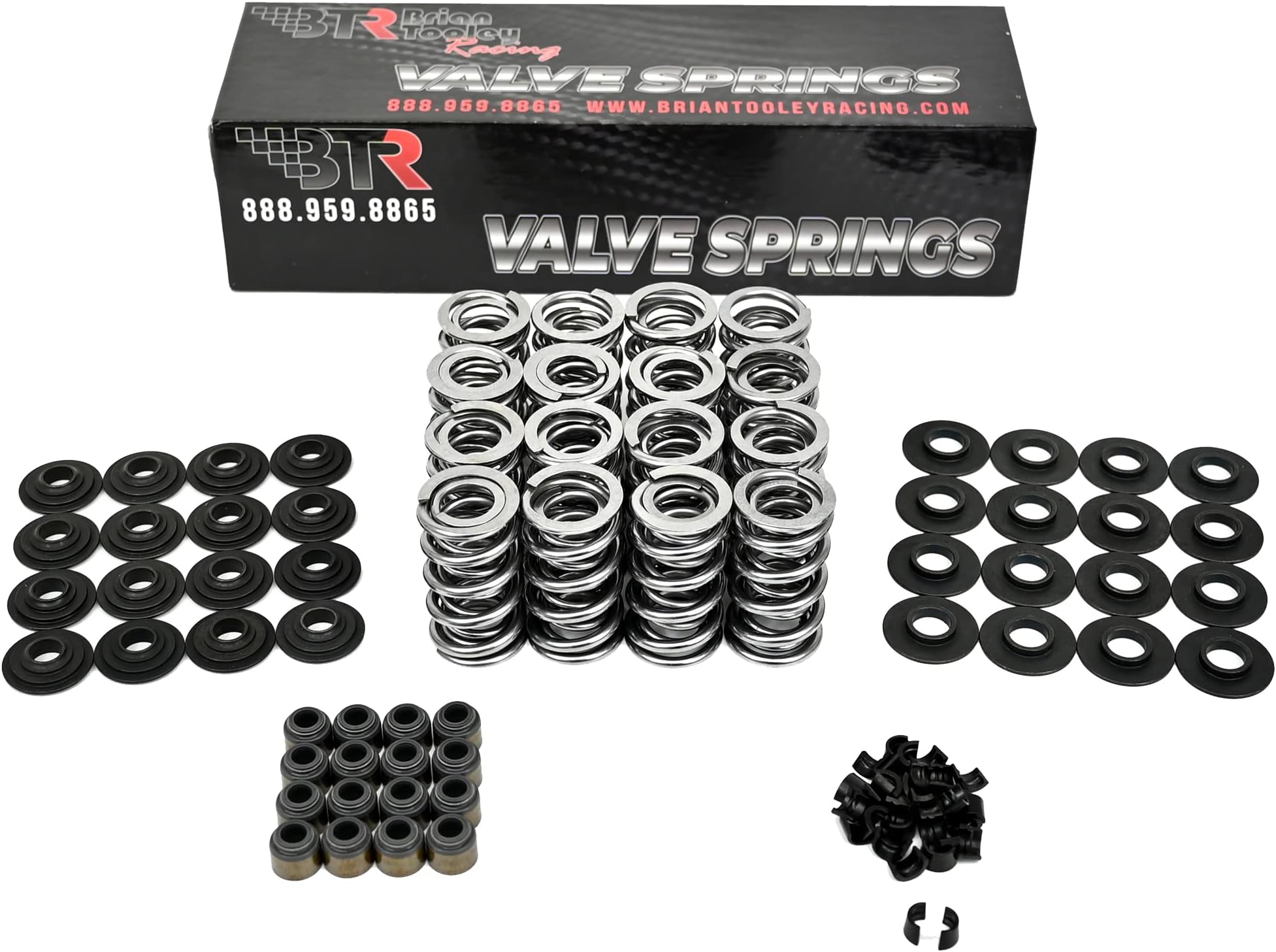 Amazon.com: BTR Brian Tooley Racing LS Dual Valve Spring Kit (.660 ...