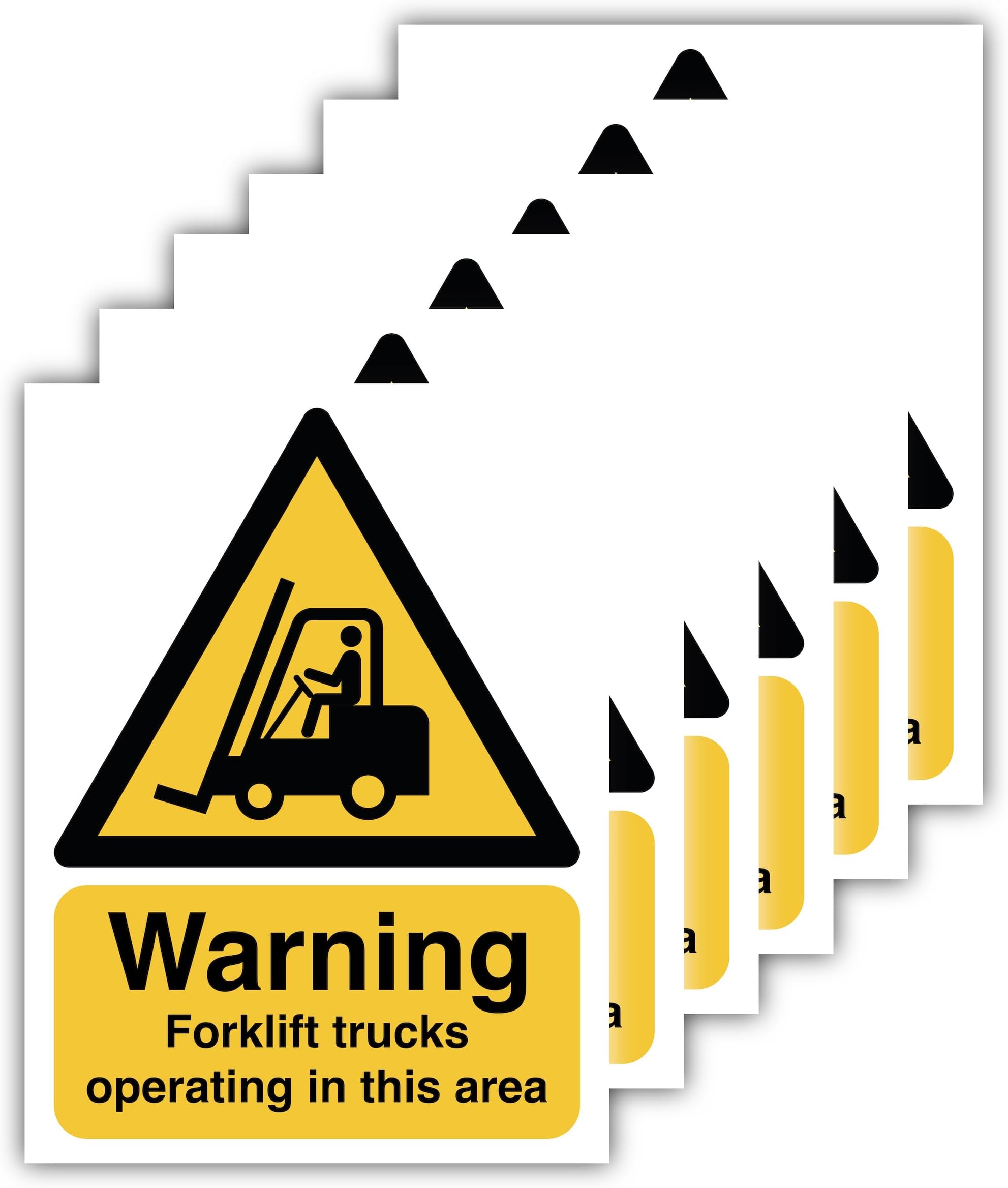 11CM X 9CM Pack of 10 Self Adhesive Clinical Waste Warning Vinyl ...