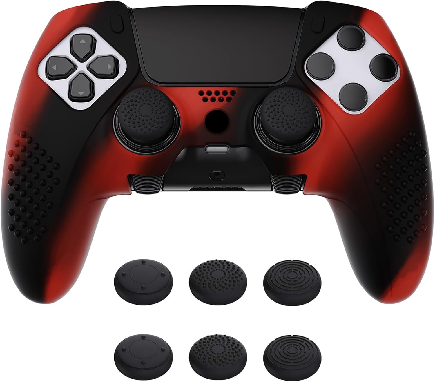 Amazon.com: PlayVital 3D Studded Edition Anti-Slip Silicone Cover Case ...