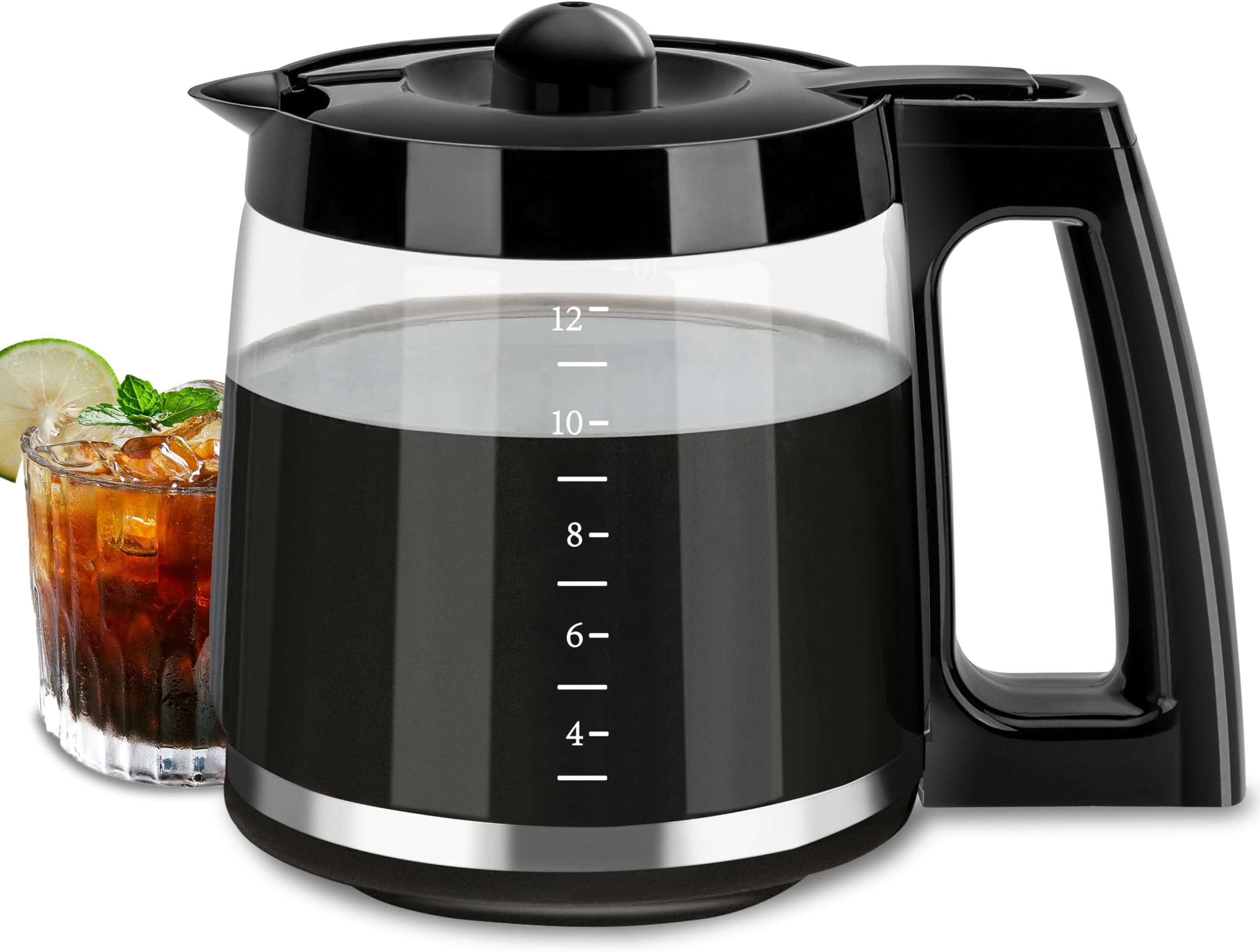 Amazon.com: Replacement 12-Cup Glass Carafe for Hamilton Beach Coffee ...