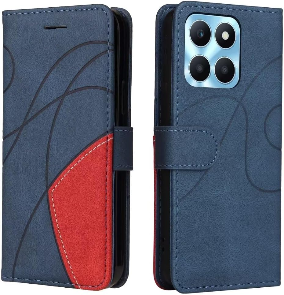 Dfjhure Honor X6b Case Premium Flip Wallet Phone Case Cover Shockproof ...