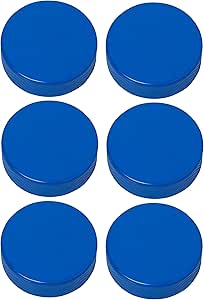 Amazon.com : TronX Blue Mite Ice Hockey Pucks | 6 Pack | Blue Mite ...