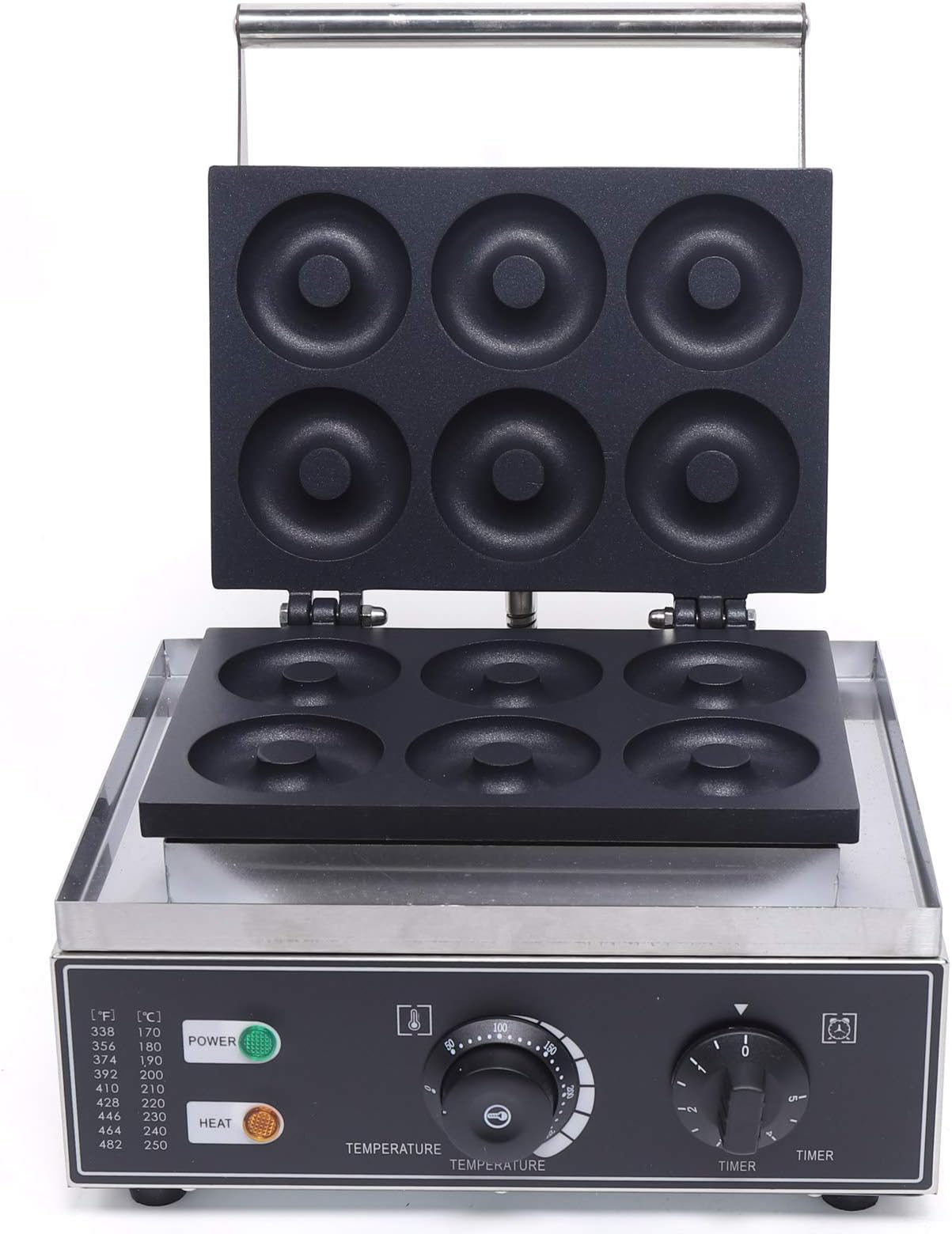 Amazon.com: Donut Maker Machine, 1550W Electric Donut Machine Stainless ...