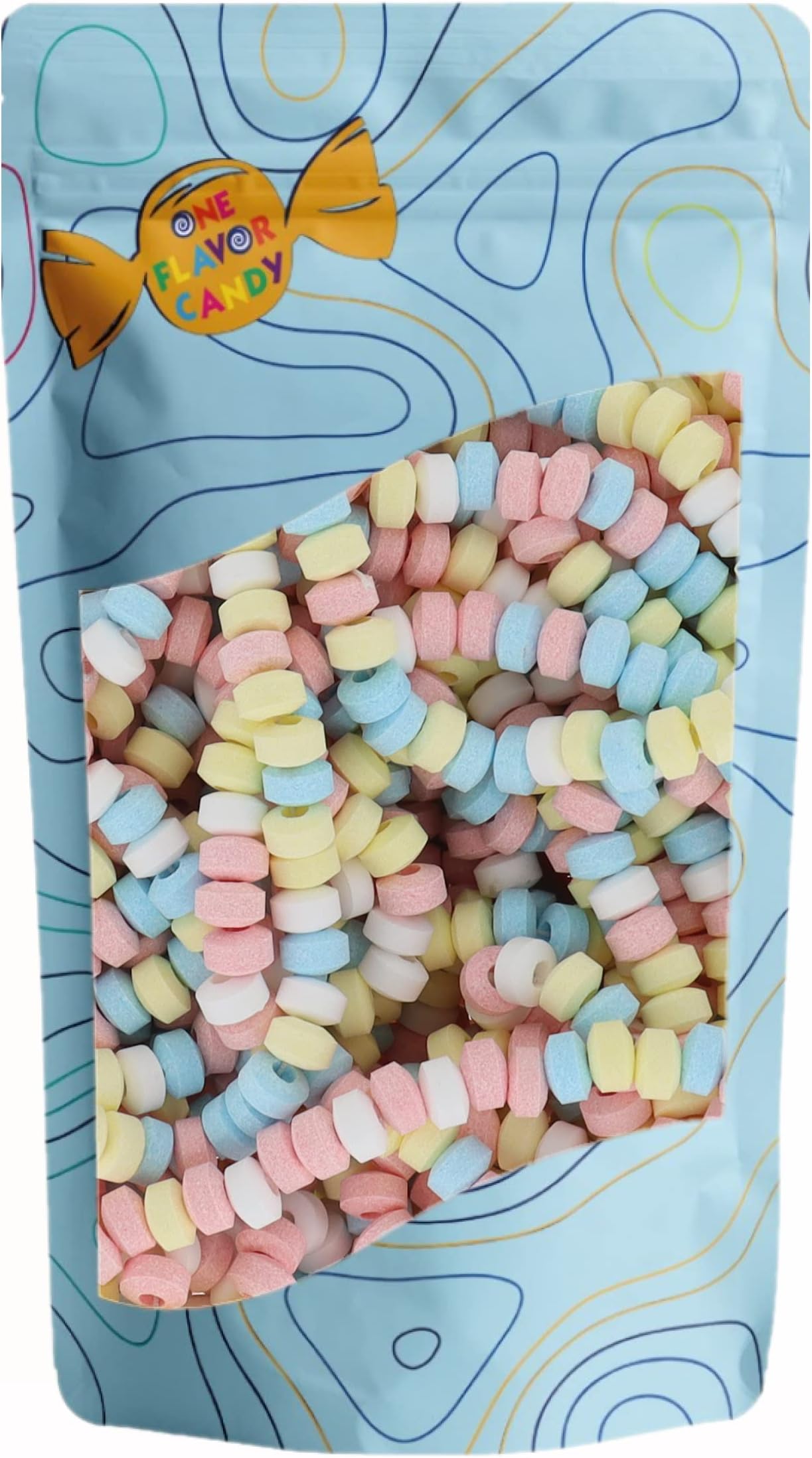 Amazon.com : One Flavor Candy Smarties Candies Bulk in Resealable Bag ...