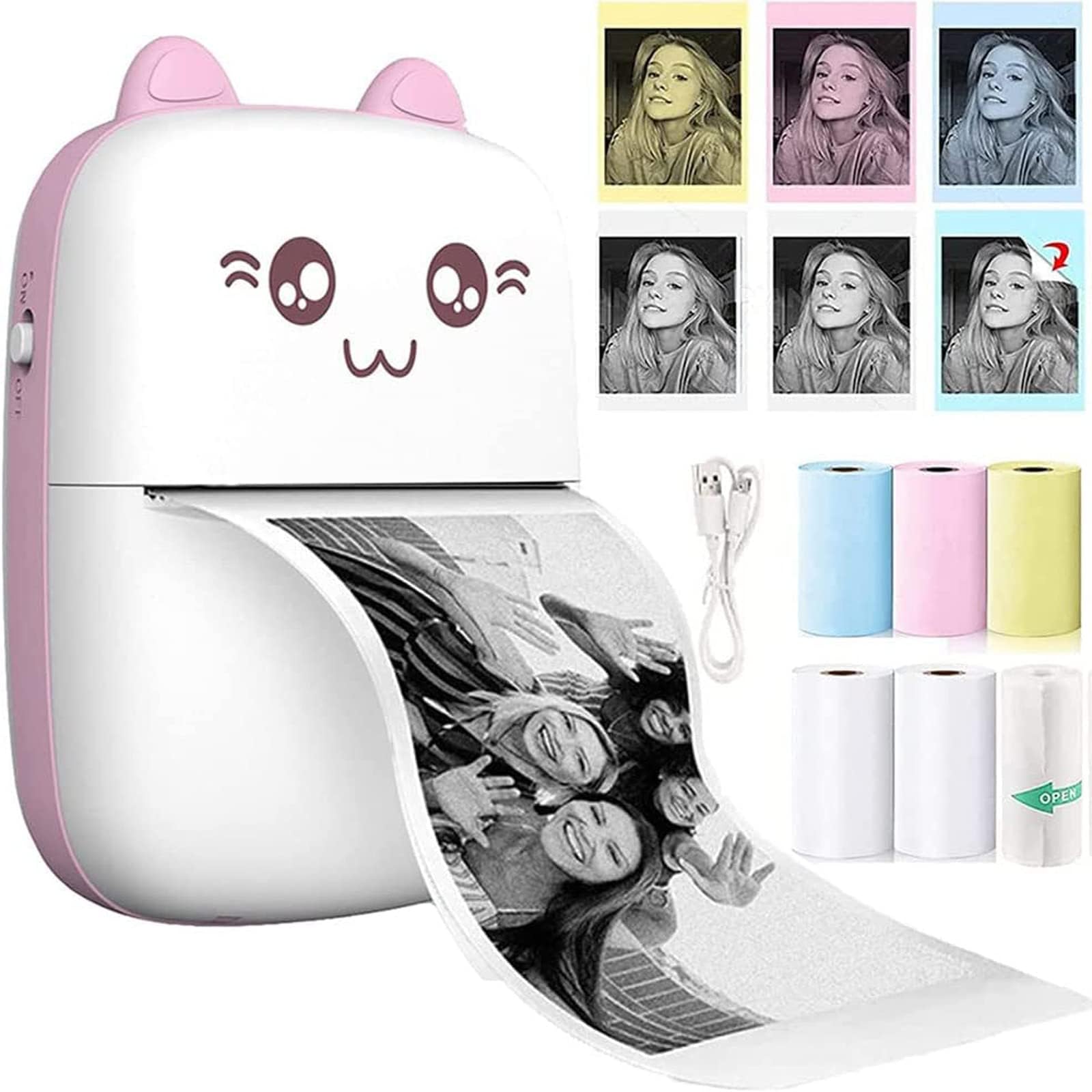 Amazon.com: Xiaomi mijia AR Printer 300dpi Portable Photo Mini Pocket ...