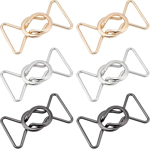 Amazon.com: BENECREAT 6 Set 3 Colors Interlocking Metal Buckle, 2x1 ...