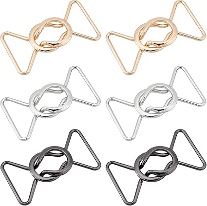 Amazon.com: BENECREAT 6 Set 3 Colors Interlocking Metal Buckle, 2x1 ...