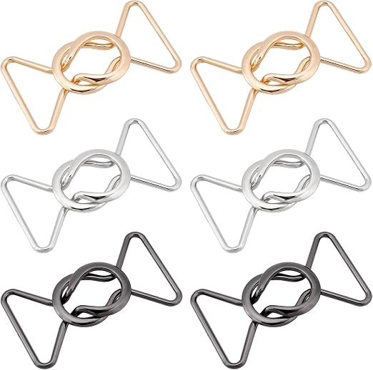 Amazon.com: BENECREAT 6 Set 3 Colors Interlocking Metal Buckle, 2x1 ...