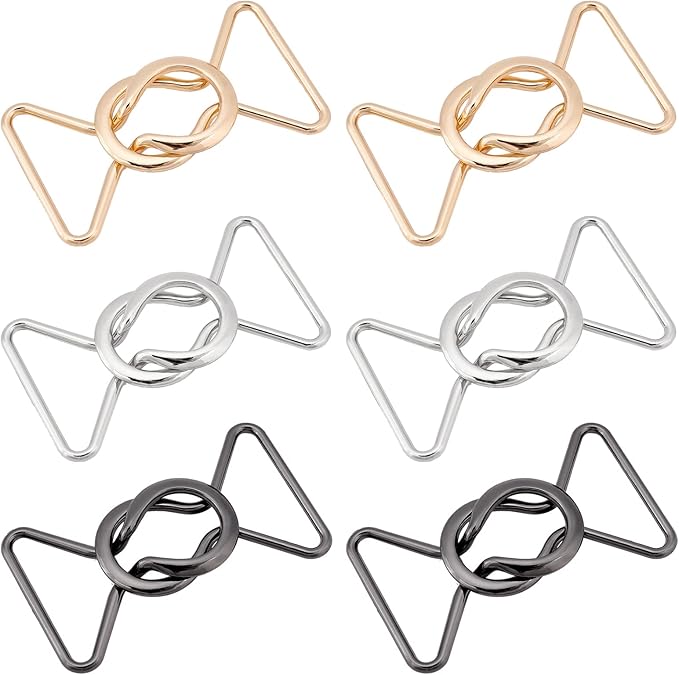 Amazon.com: BENECREAT 6 Set 3 Colors Interlocking Metal Buckle, 2x1 ...