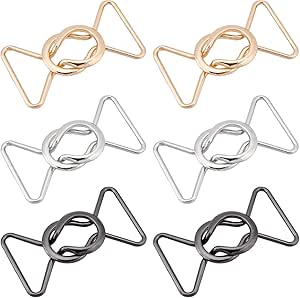 Amazon.com: BENECREAT 6 Set 3 Colors Interlocking Metal Buckle, 2x1 ...