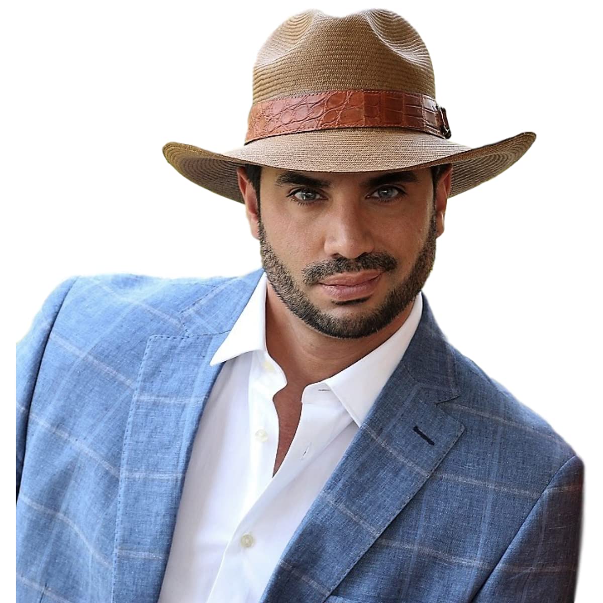 PALMAS SHOP Sombrero Texana Panamá Auténtico y Original Tejido a Mano ...