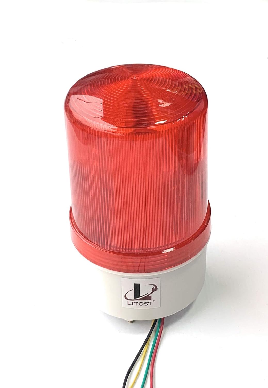 Litost® Revolving- Warning Light with Sound Alarm Buzzer Siren AC 220 ...