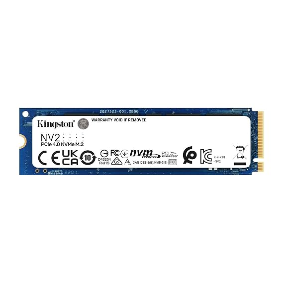 Kingston NV2 250G M.2 2280 NVMe PCIe Internal SSD