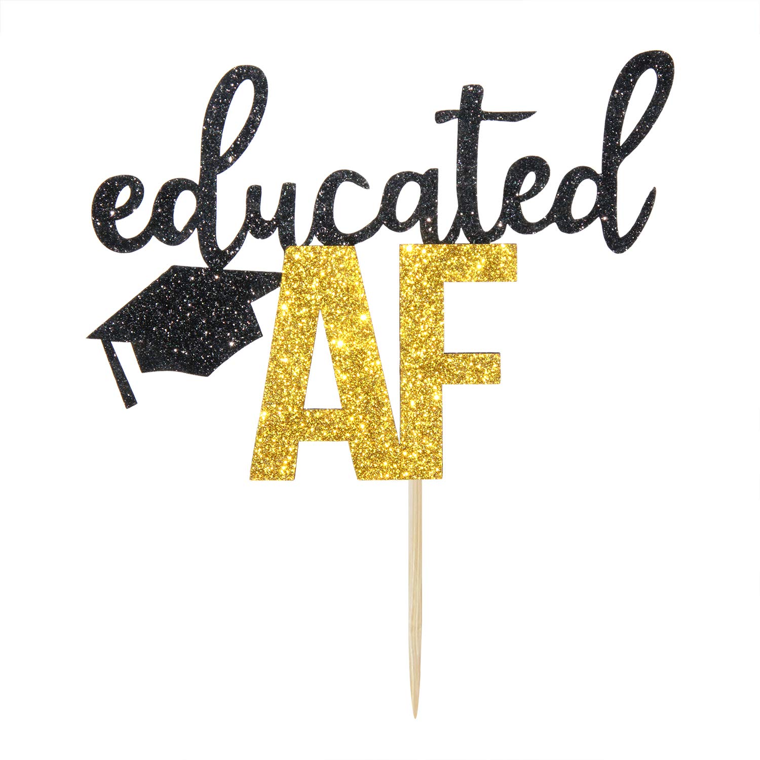Snapklik.com : Educated AF Cake Topper For Class Of 2025 Graduation ...