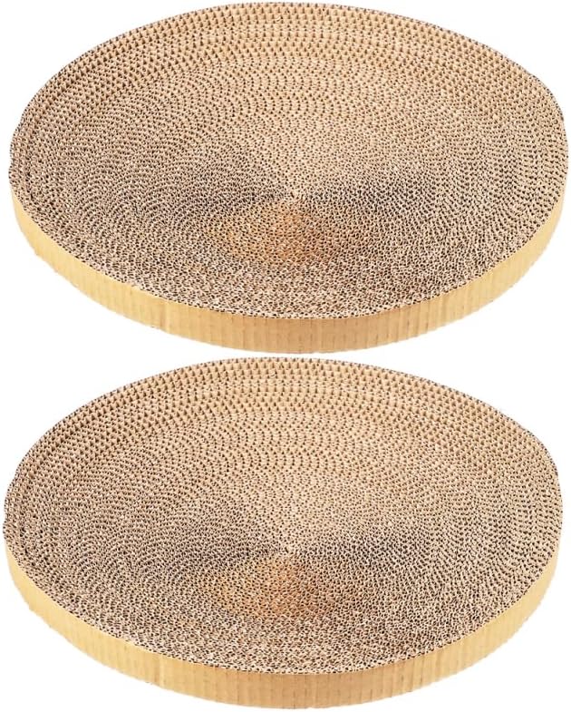 Amazon.com : POPETPOP Playset Accessories 2pcs Cat Scratch Pads Round ...