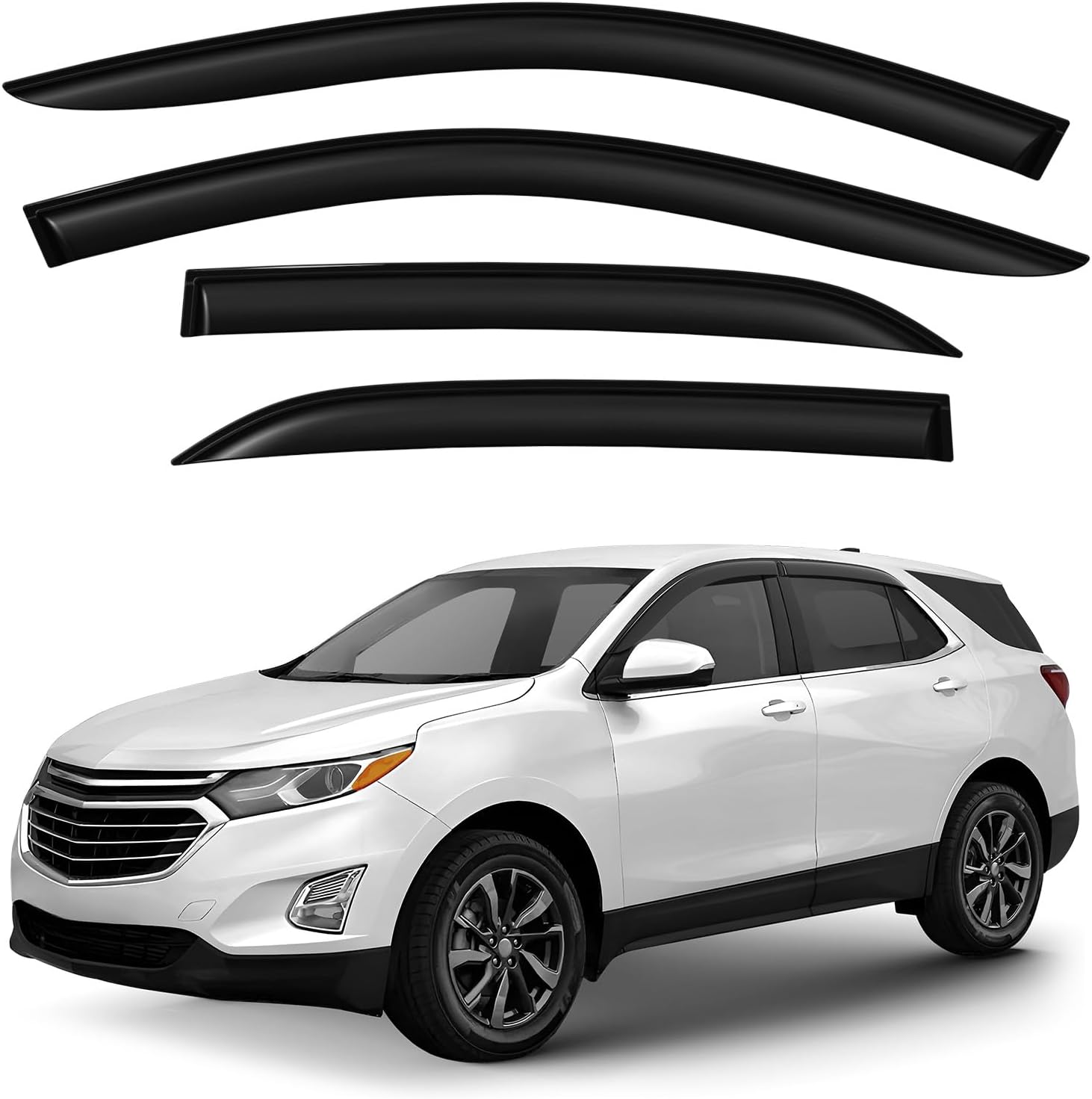 Amazon.com: Voron Glass Tape-on Extra Durable Rain Guards for Chevrolet ...