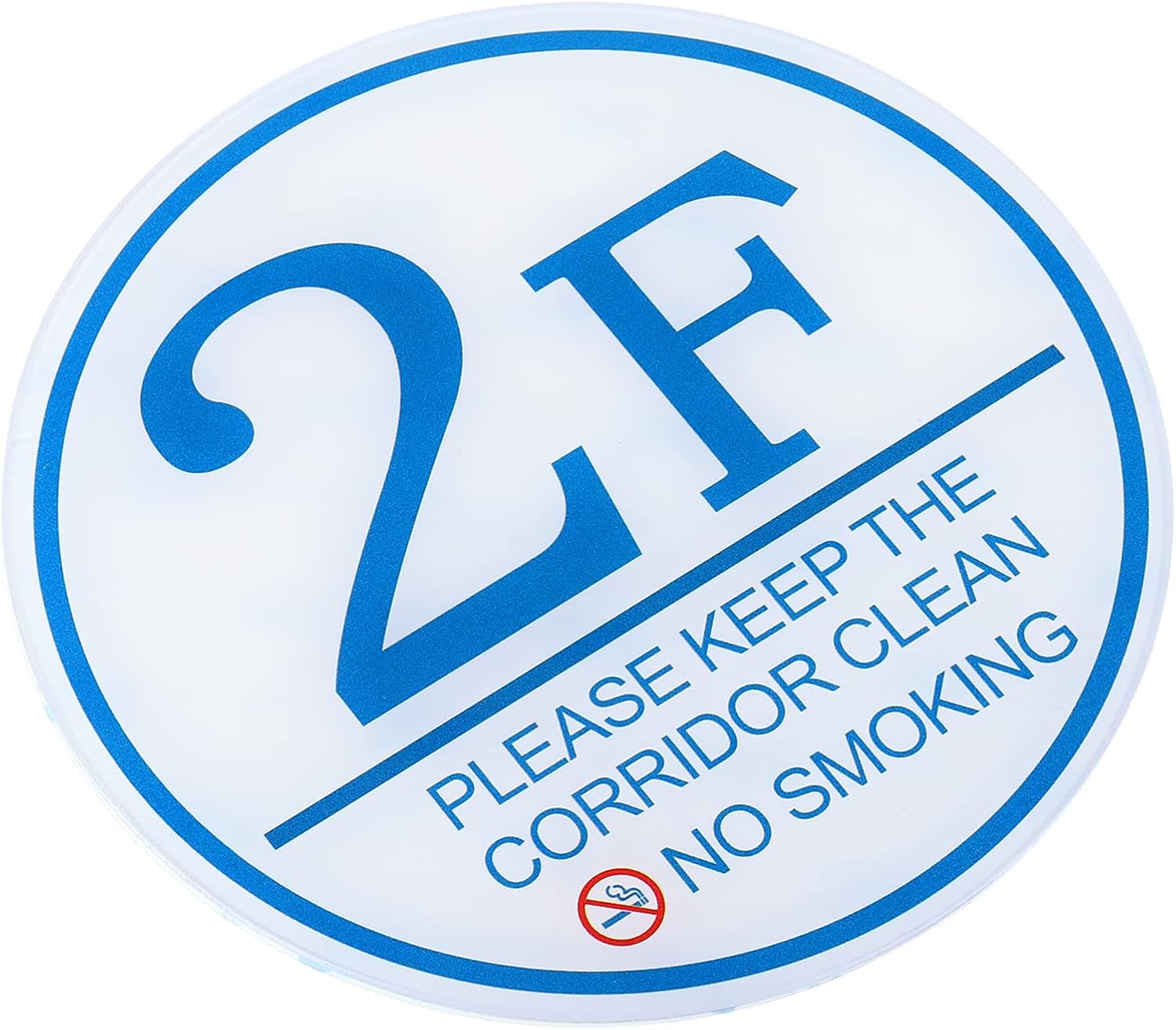 Amazon.com : PATIKIL Floor Number Sign, Acrylic Self-Adhesive 2F Floor ...