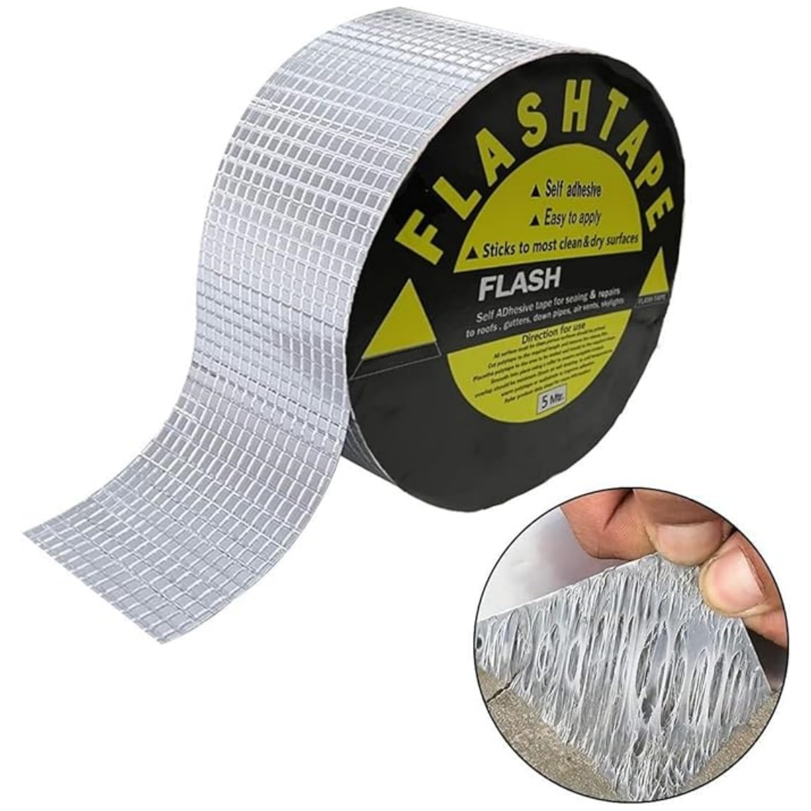 Butyl Tape Waterproof Aluminum Butyl Rubber Tape 2w X 16 | Desertcart ...