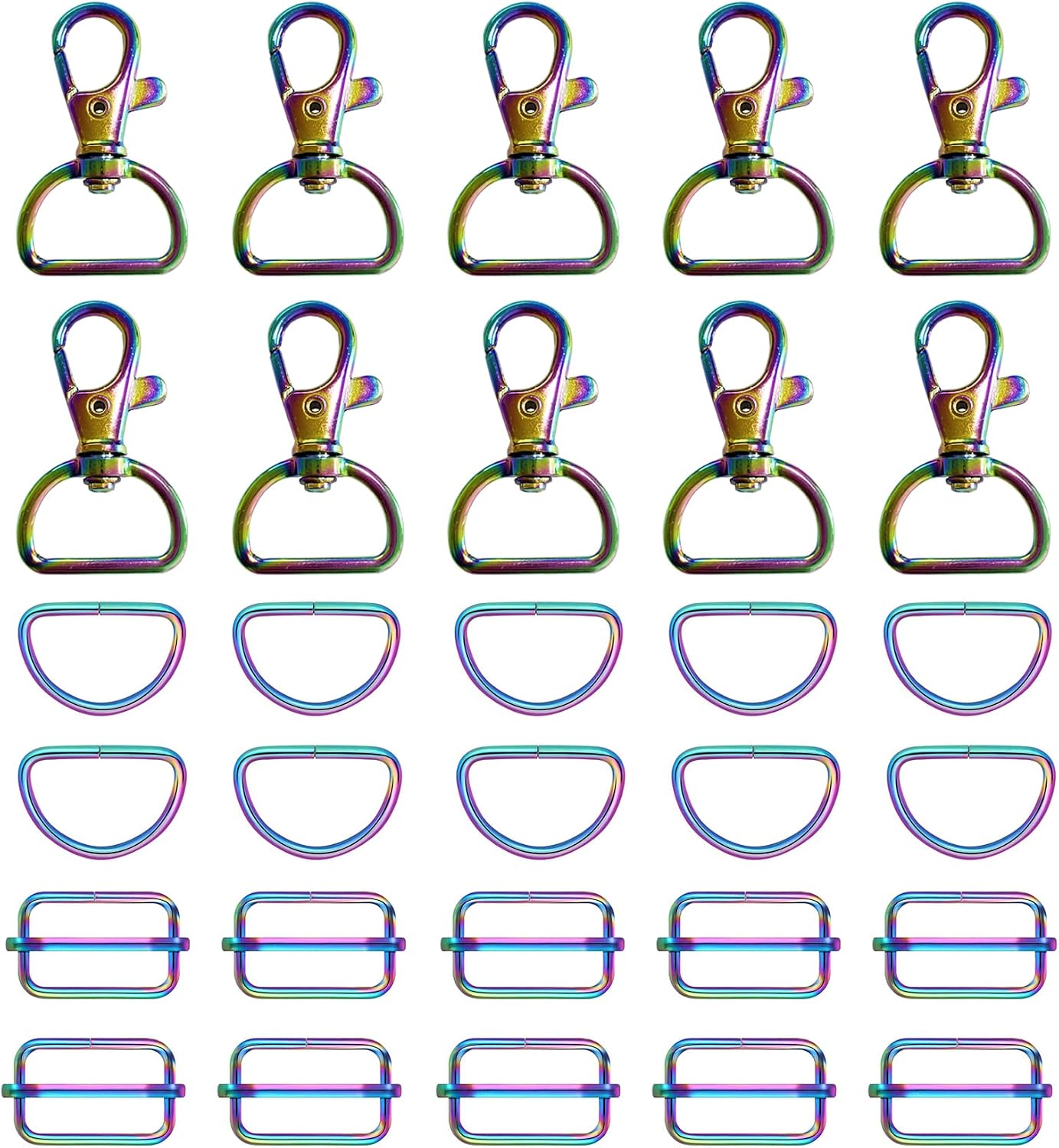 Amazon.com: WAFJAMF Metal Snap Hook Rings Bulk Pack, Max 30 Pcs ...