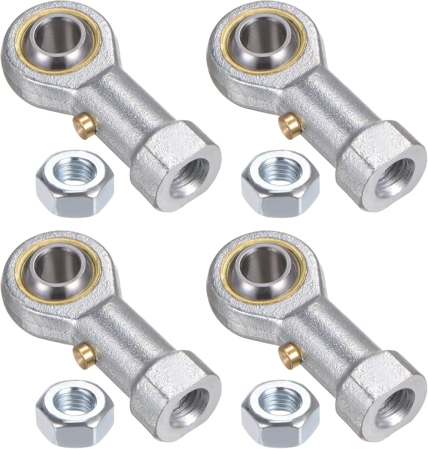 uxcell 4pcs PHSB4 1/4" Rod End Bearing 1/4"-28 UNF Female Right Hand ...