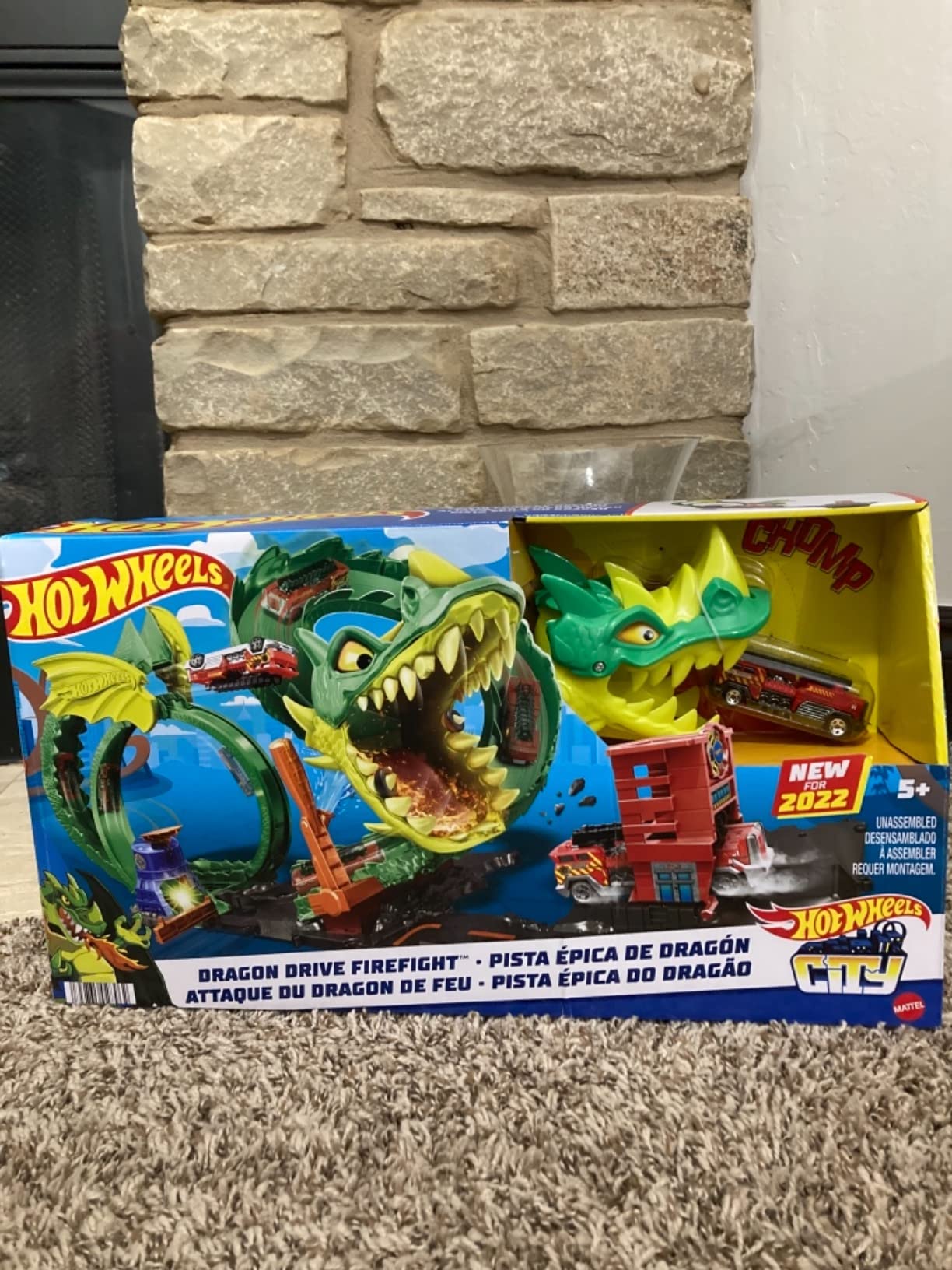 $6/mo - Finance Hot Wheels City Dragon Drive Firefight Playset, Defeat ...
