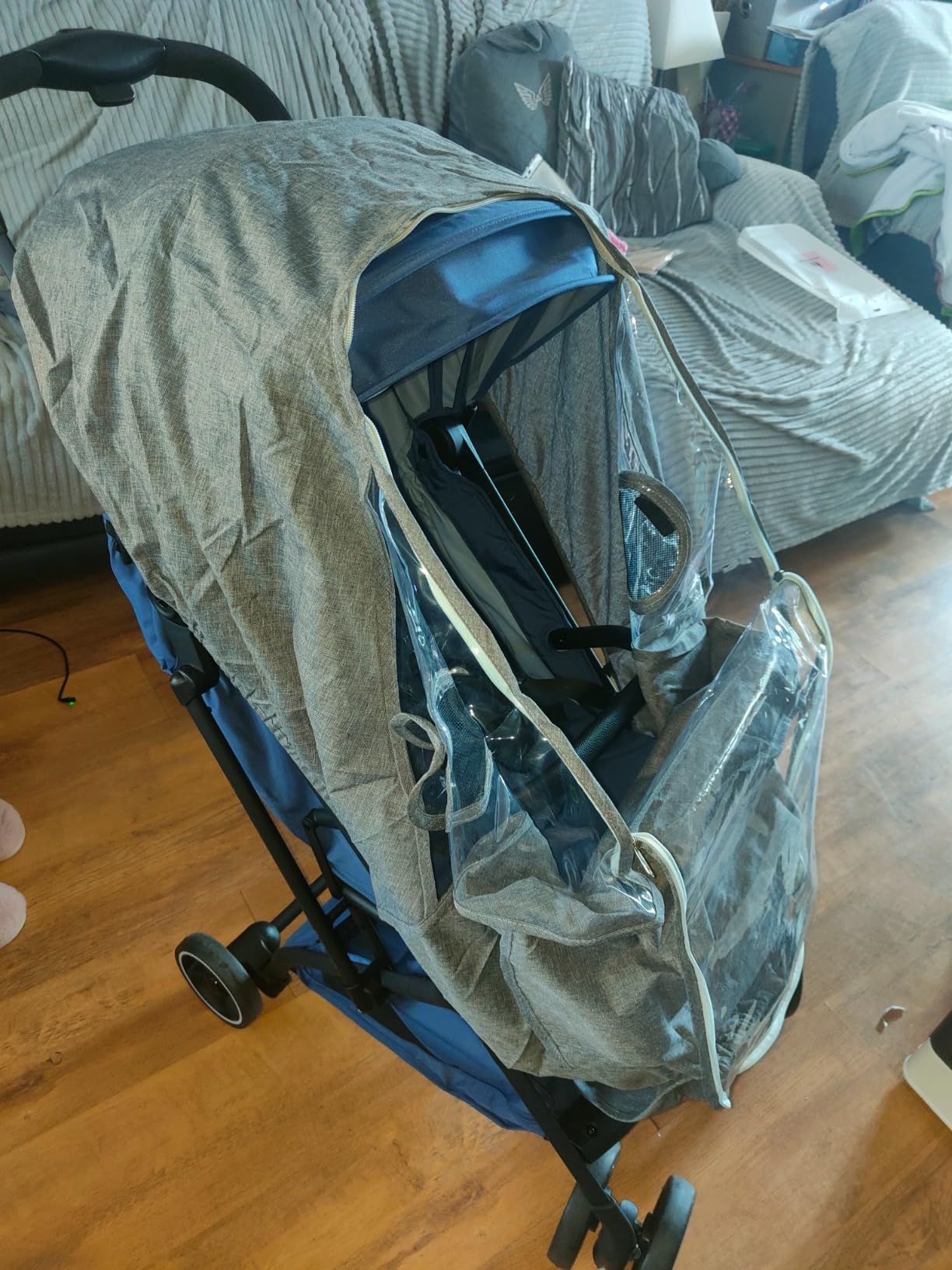 Stroller Rain Cover Windproof Water Resistant Universal Stroller ...