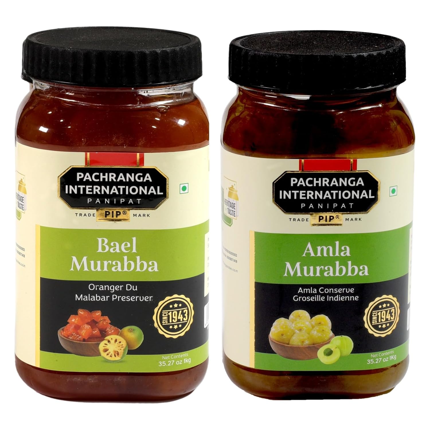 ACHAR PACHRANGA International Pip (2 In 1) Combo Pack Of Amla Murabba ...