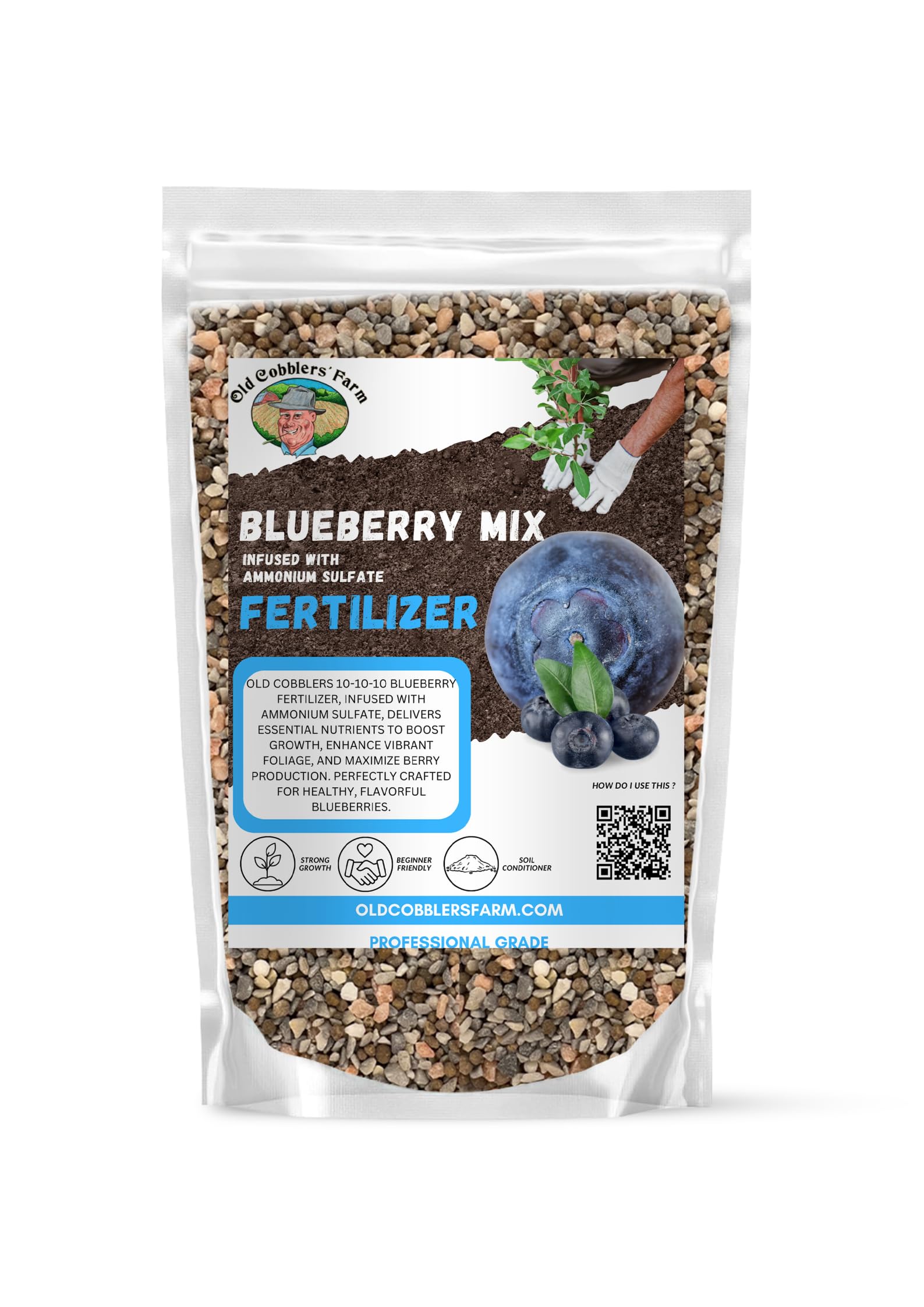 Amazon.com : Blueberry Fertilizer 10-10-10 NPK - Enhanced with Ammonium ...