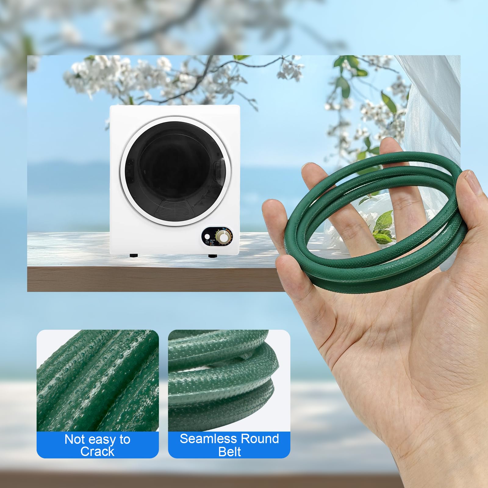 Snapklik.com : Durable Seamless Portable Compact Dryer Blower Fan Belt ...