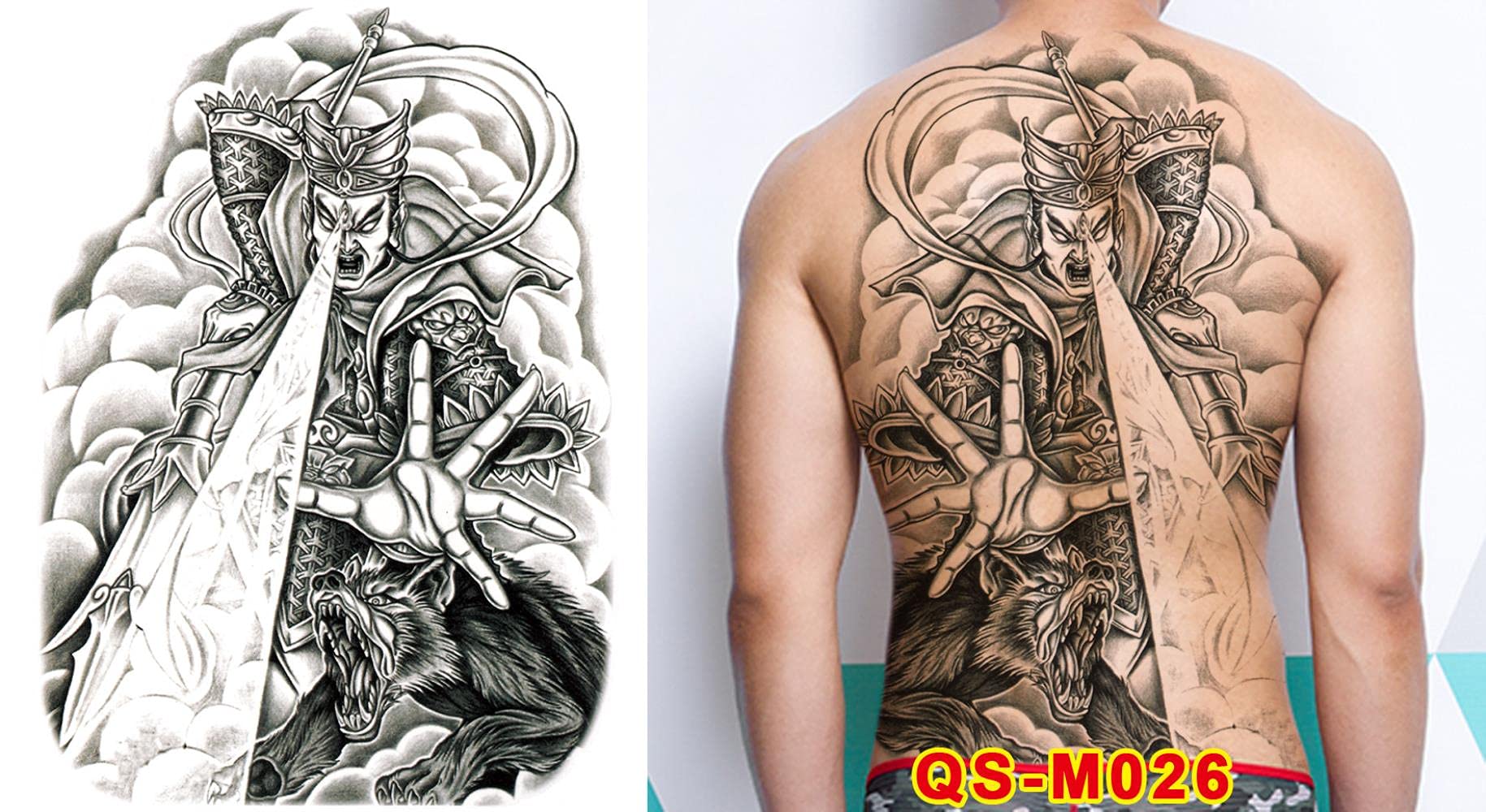Guan Yu Tattoo Sleeve