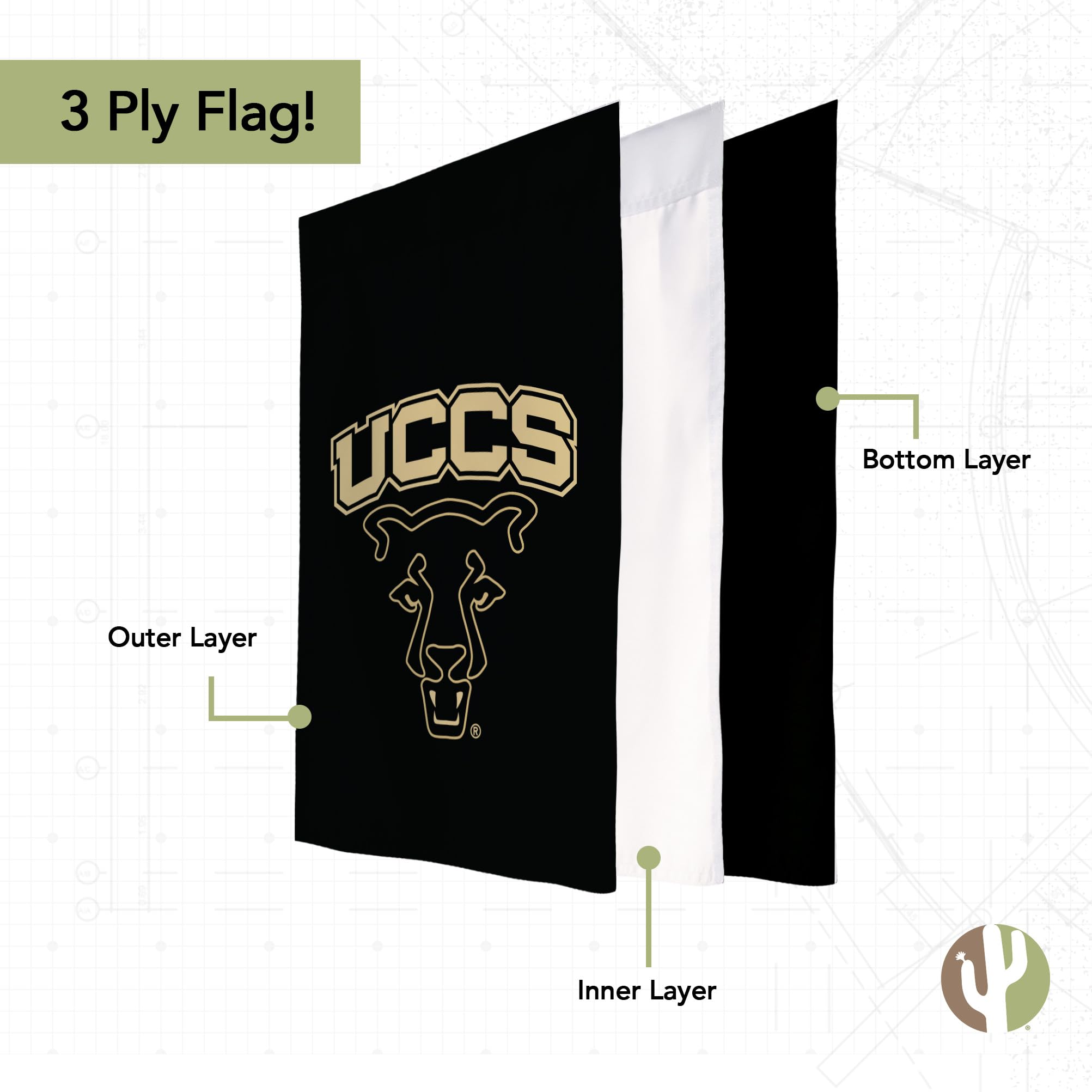 Uccs Mountain Lion Logo Digital Admissions SWAG | UCCS