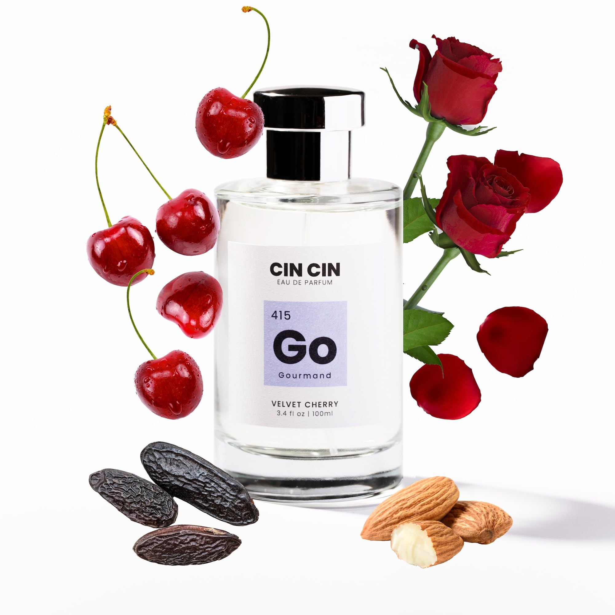 Amazon.com : Cin Cin Velvet Cherry - Gourmand 415 EDP 100ml Inspired by T.F's Lost Cherry ...