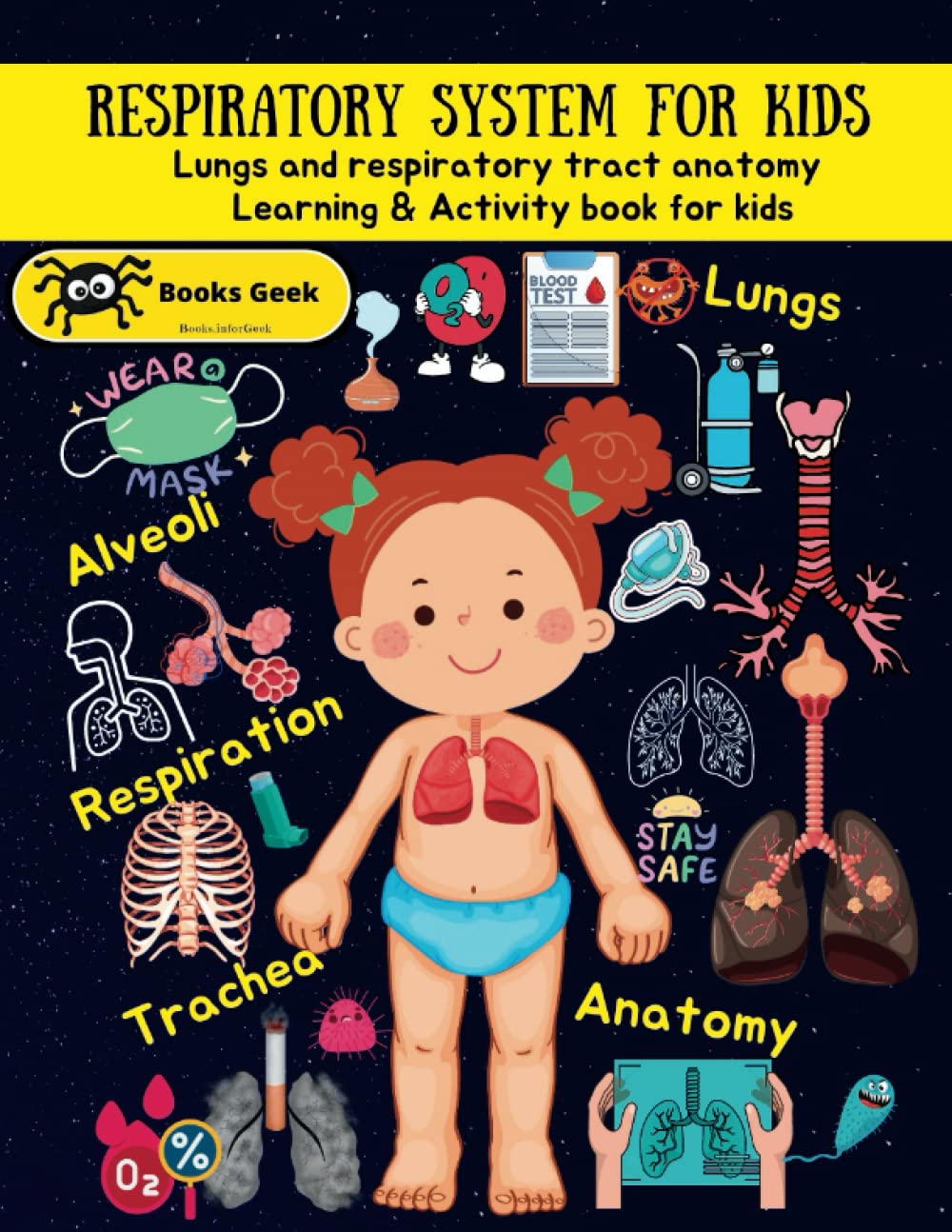 Buy lungs book for kids and respiratory system anatomy: Respiratory ...