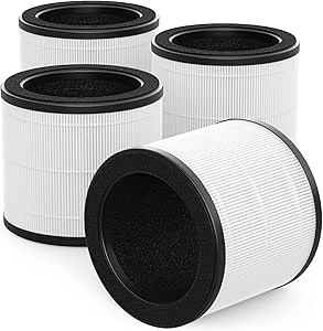 Amazon.com: CFKREYA 4 Pack HAPF360 Type J Filter Replacement Compatible with Holmes True HEPA ...