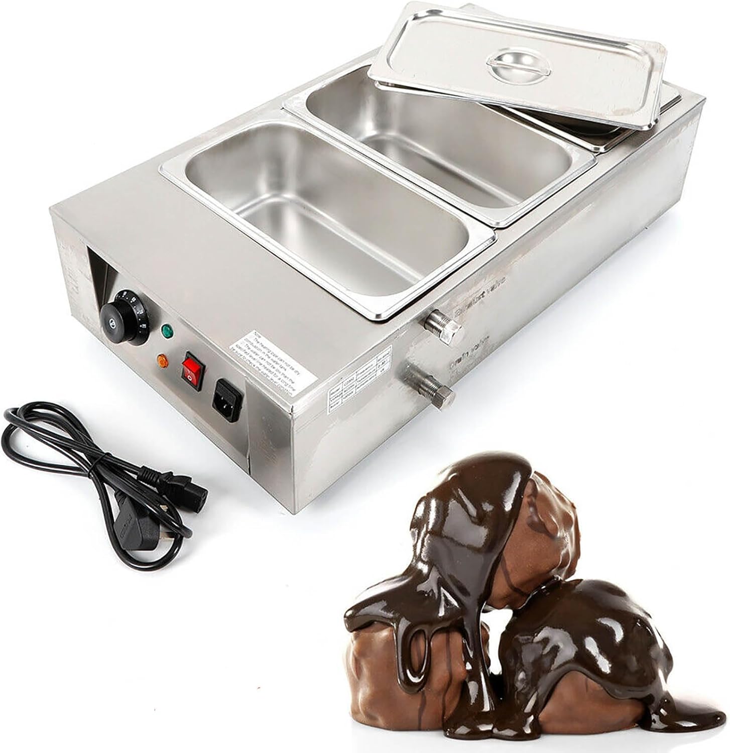 Chocolate Tempering Machine Melting Pot 220V 1000W Commercial Chocolate ...